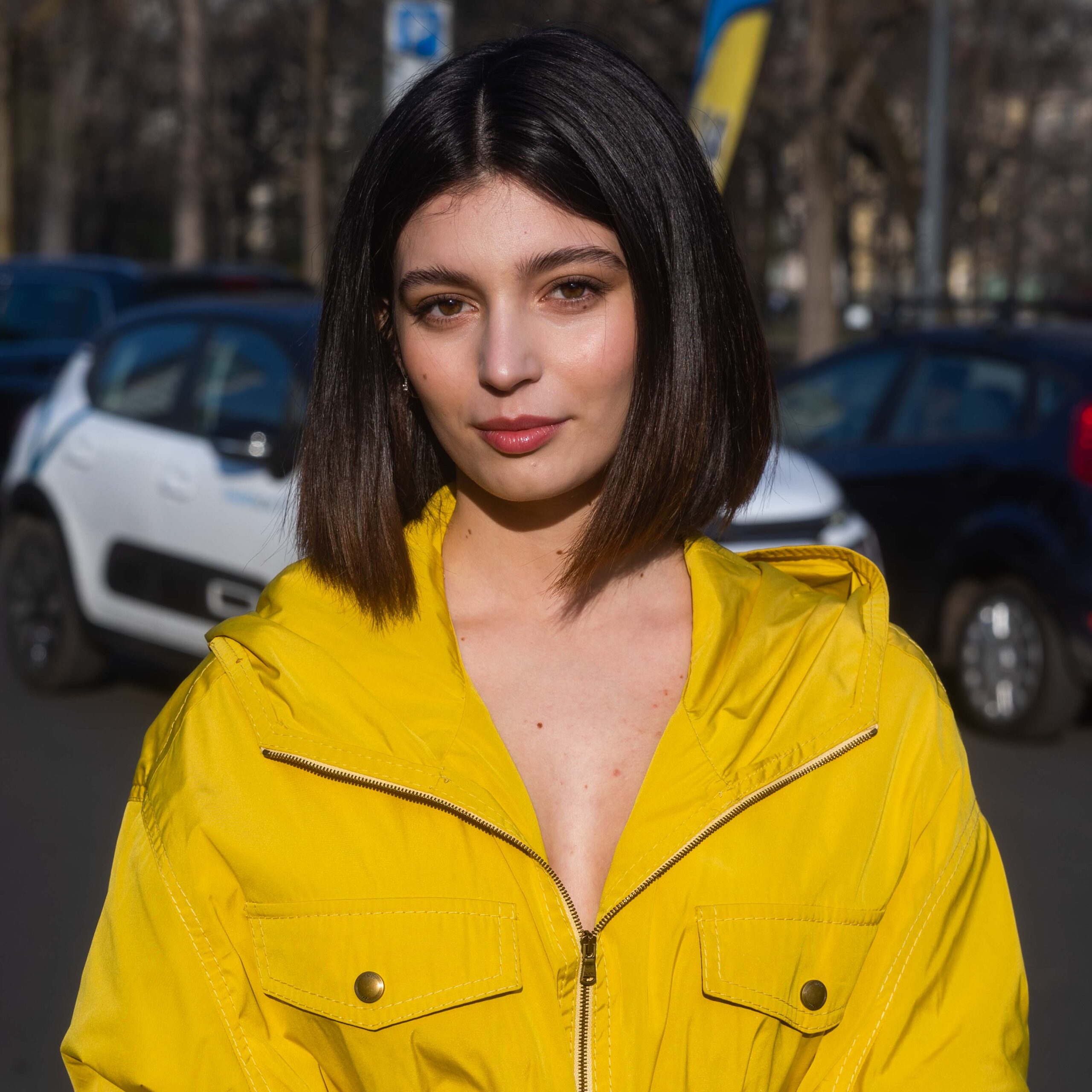 Gaia Girace Street Style Milan Fashion Week FW22 Tod's - London et Paris